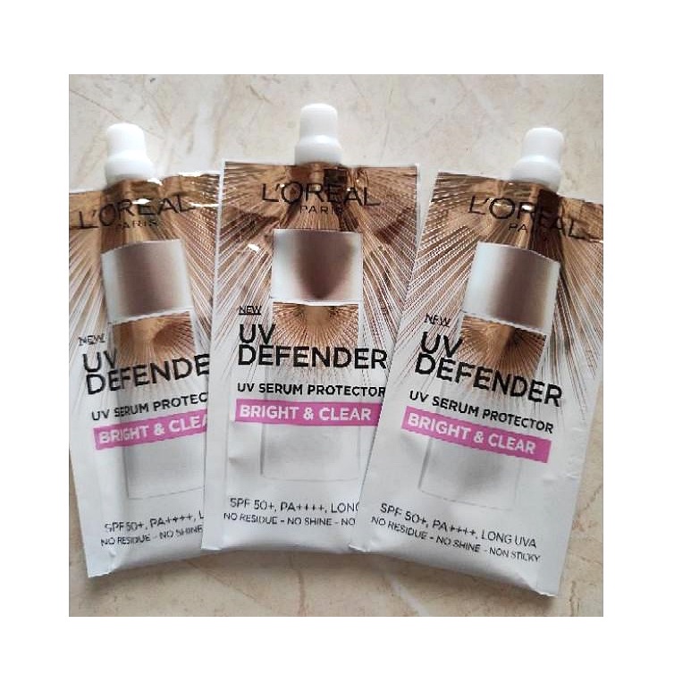 L'oreal Paris SUNSCREEN SPF 50/PA+ SACHET 5ml / 7ml Loreal Sampel Tabir ...