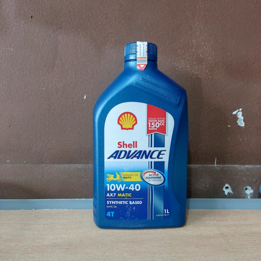 Shell Advance AX7 Matic 10w40 1 Liter | Lazada Indonesia
