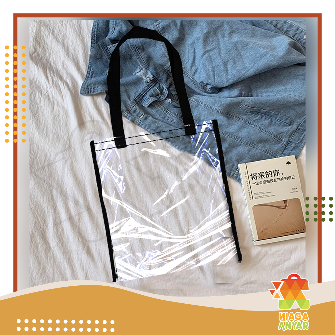 NA Tas Tote Mika Bening / Tote Bag Transparan / Tas Konser Kpop ...