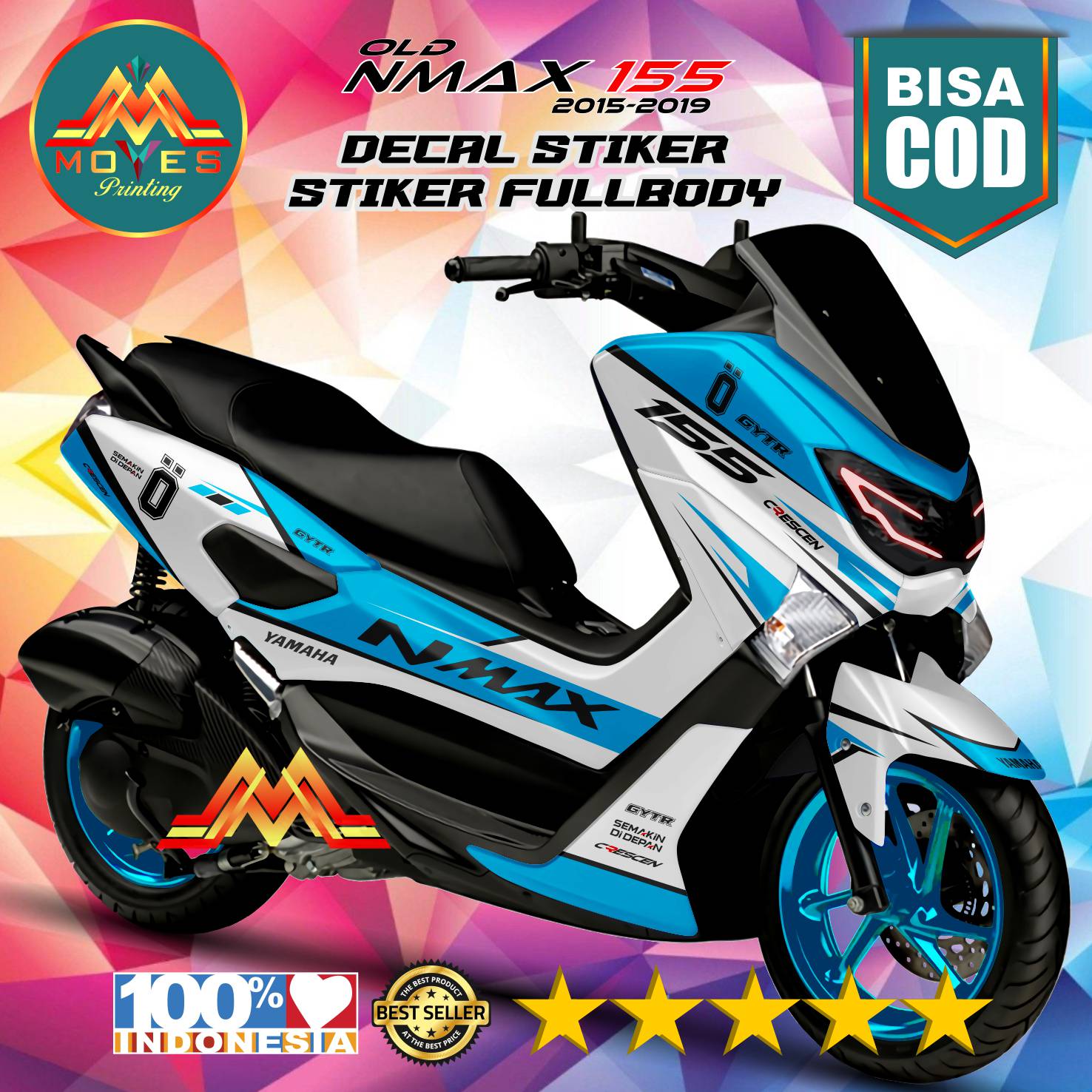 ( COD ) decal stiker full body nmax old decal motor nmax old stiker ...