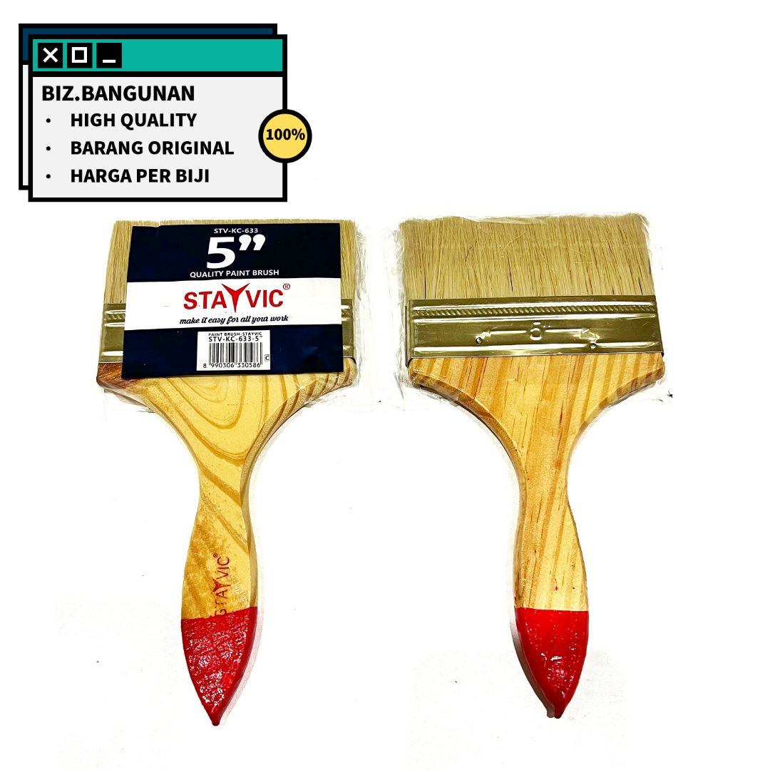 KUAS CAT TEMBOK 5 INCH - PINEHILL / FAWI 633 / STAYVIC | Lazada Indonesia