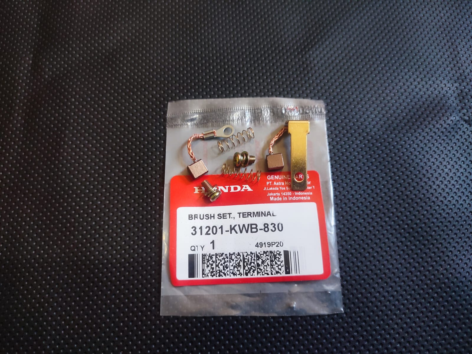 Brush terminal set brush areng starter Honda Blade Abs Revo | Lazada ...