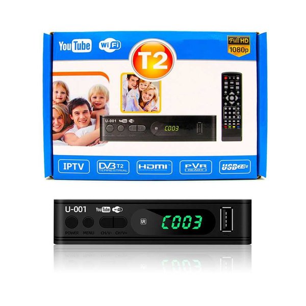 MEGOGO DVB-T2 Digital TV Tuner - STB Set Up Box TV Indonesia | Lazada ...