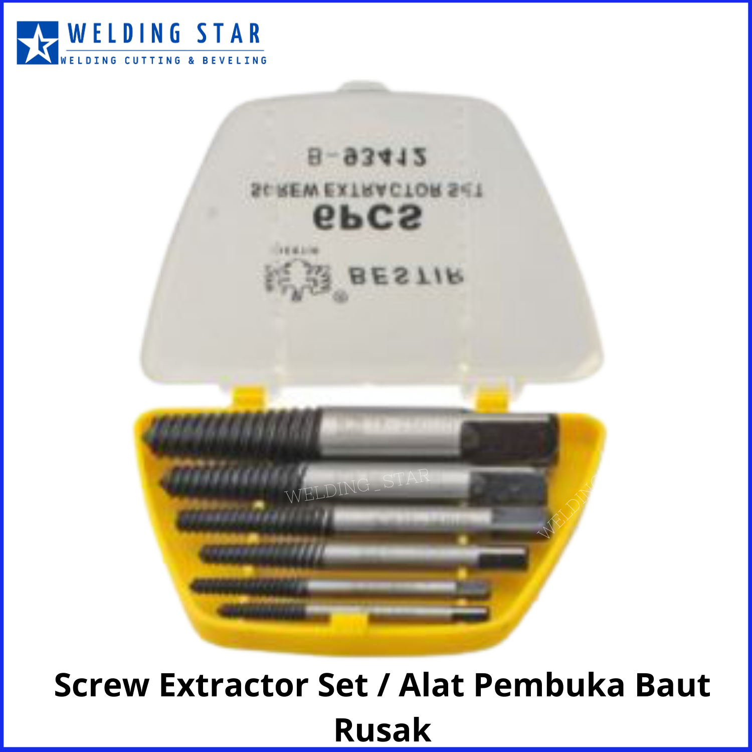Screw Extractor Set / Tap Balik Alat Pembuka Baut Rusak | Lazada Indonesia