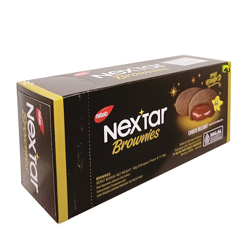 Nabati Nextar Cookies - KRIMERO / BROWNIES / NASTAR - Box Isi 8 pcs ...
