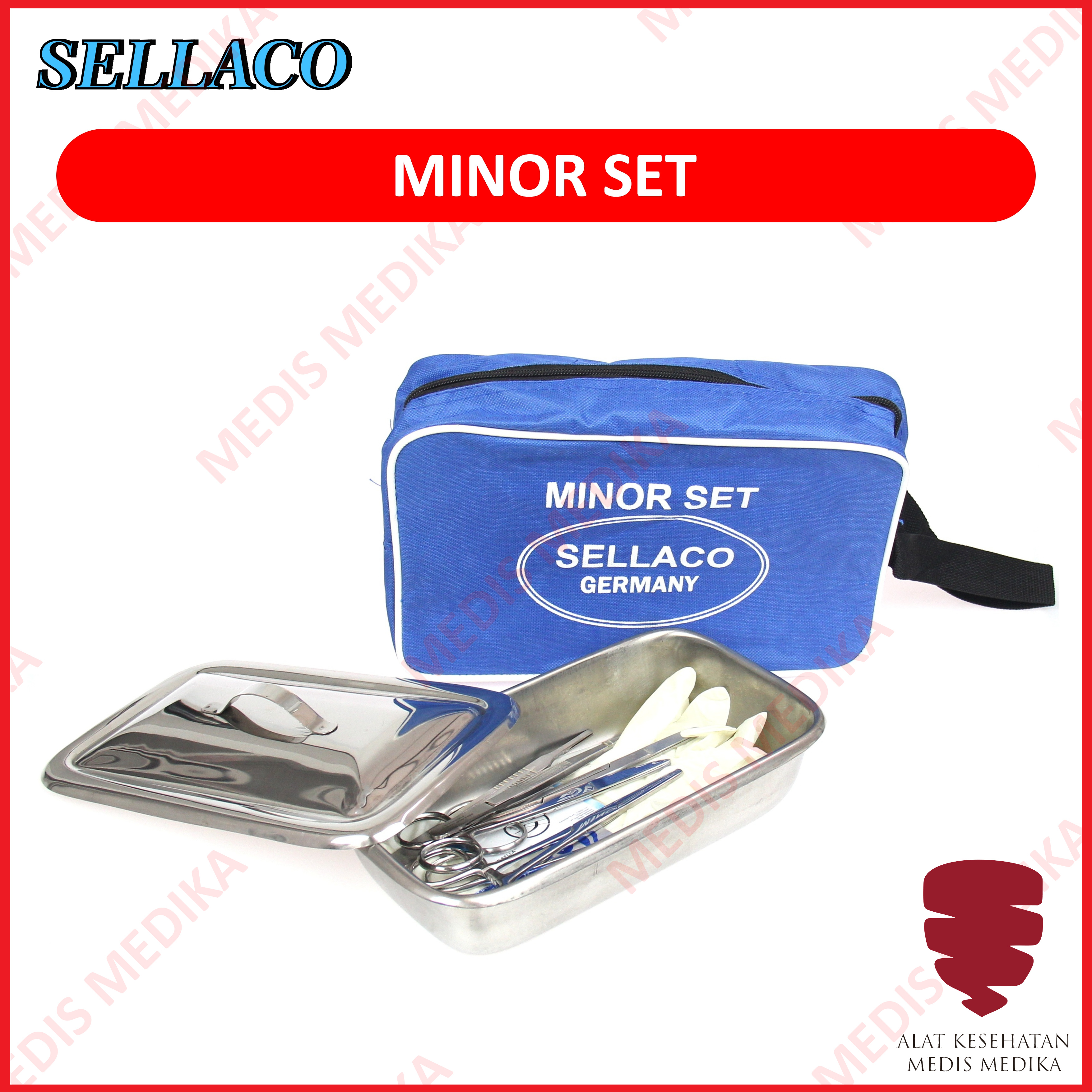 Minor Set Alat Bedah Operasi kecil Jahit Circumsisi Sirkumsisi Khitan ...
