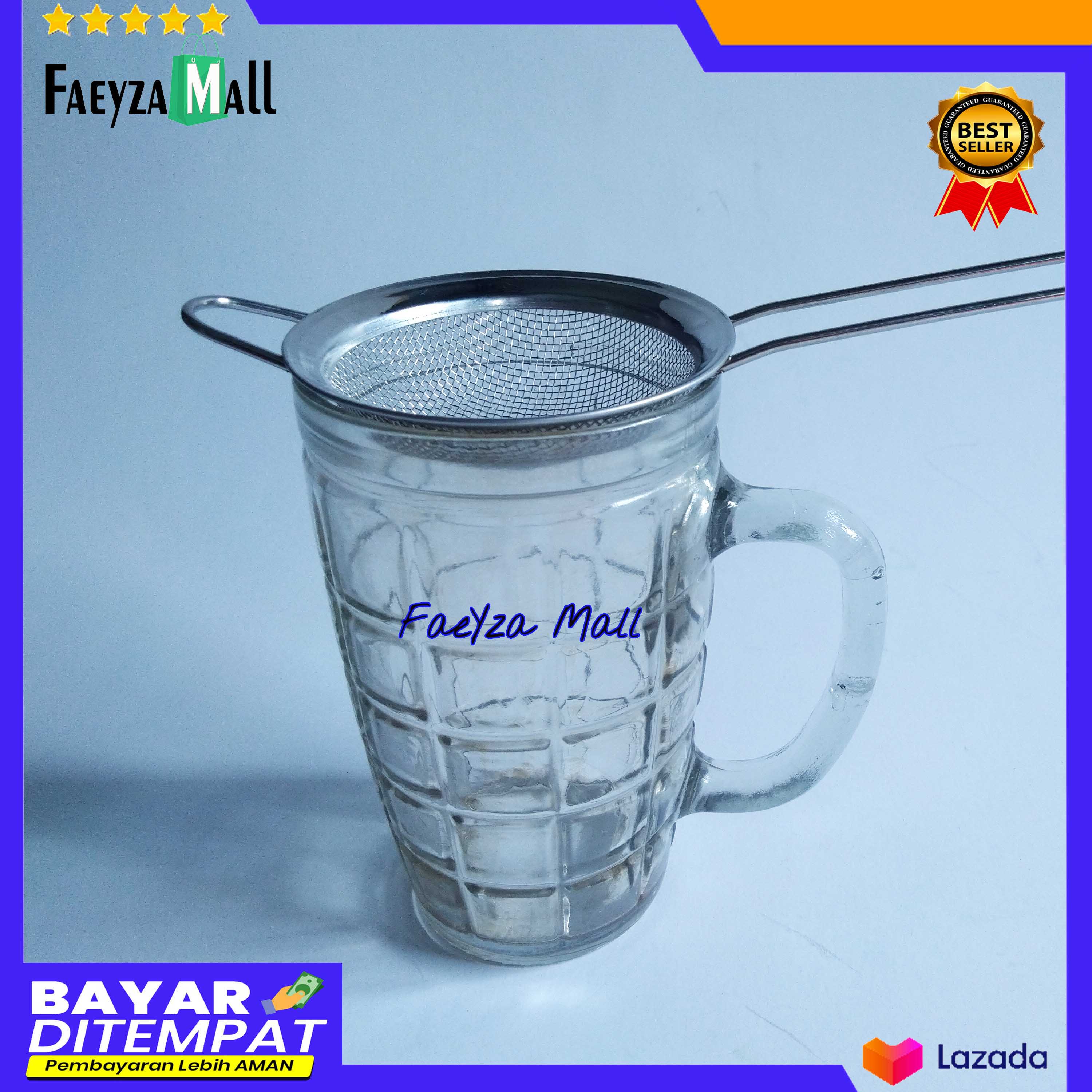 ⭐⭐⭐⭐⭐TERMURAH !! Saringan teh Stainless 8 cm/Saringan Jeruk Peres ...