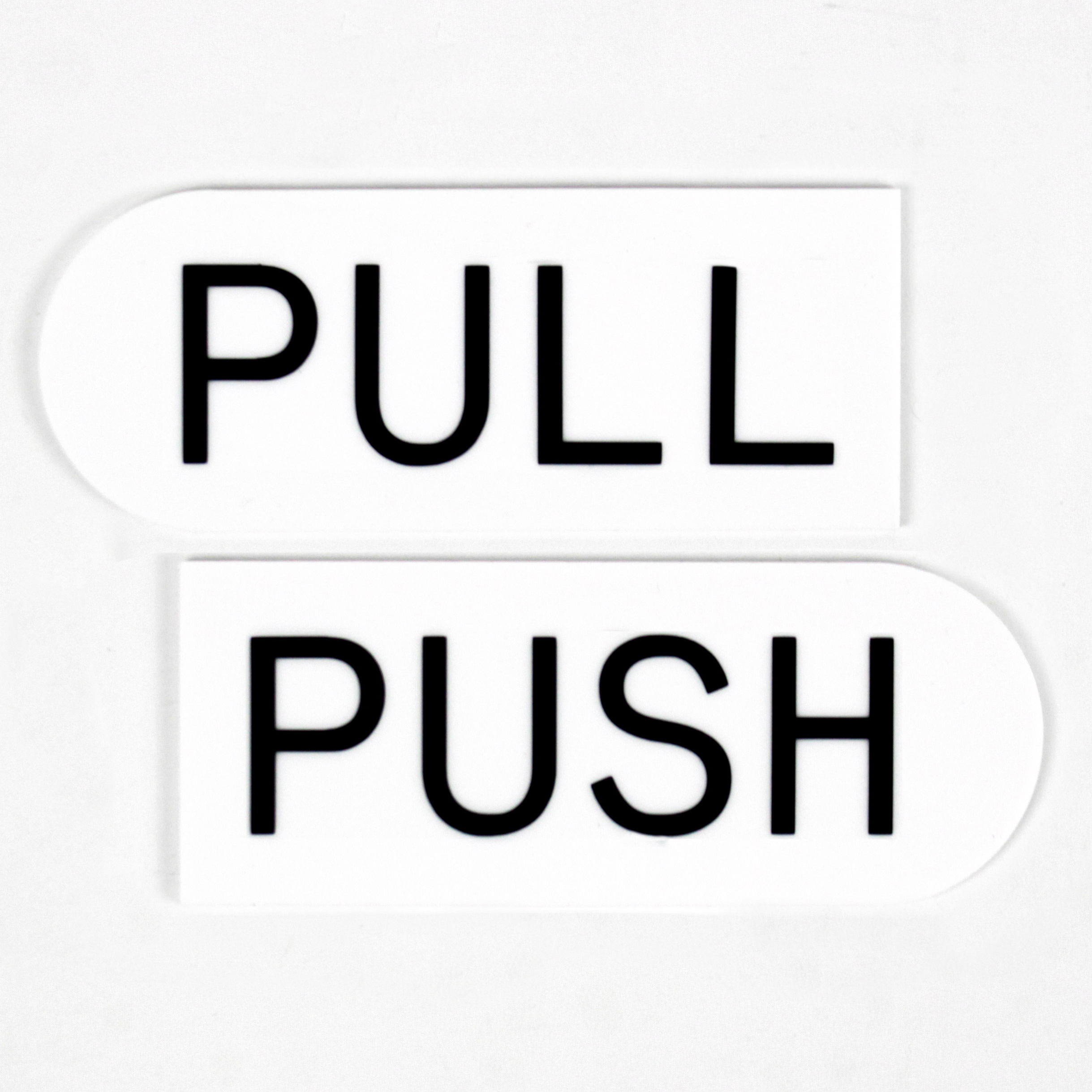 Papan Tanda Pull Push Pintu Toko Signage Akrilik - INPI House | Lazada ...