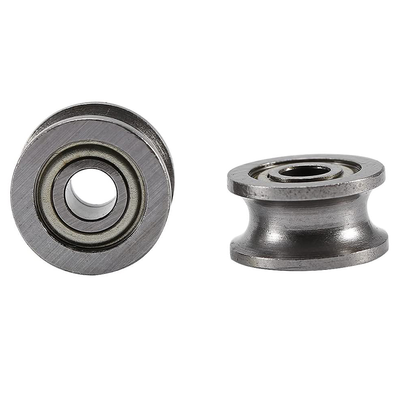 20Pcs U Groove Bearing U624ZZ Carbon Steel Durable V Groove Ball ...