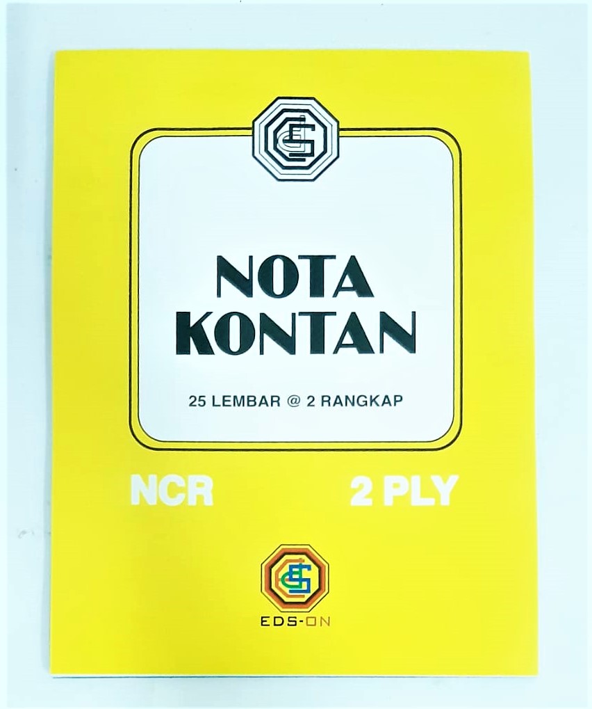 BUKU NOTA KONTAN BESAR 2 PLY 2 RANGKAP ISI 25 RANGKAP TANPA KARBON NCR ...