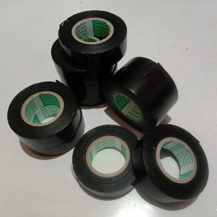 Isolasi Hitam TaeYoung Tape Isolasi Listrik Tahan Panas | Lazada Indonesia