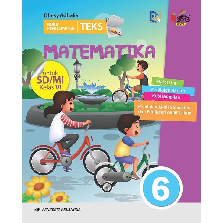 BUPING BUKU PENDAMPING MATEMATIKA KELAS 6 SD/MI K13 REVISI ERLANGGA ...
