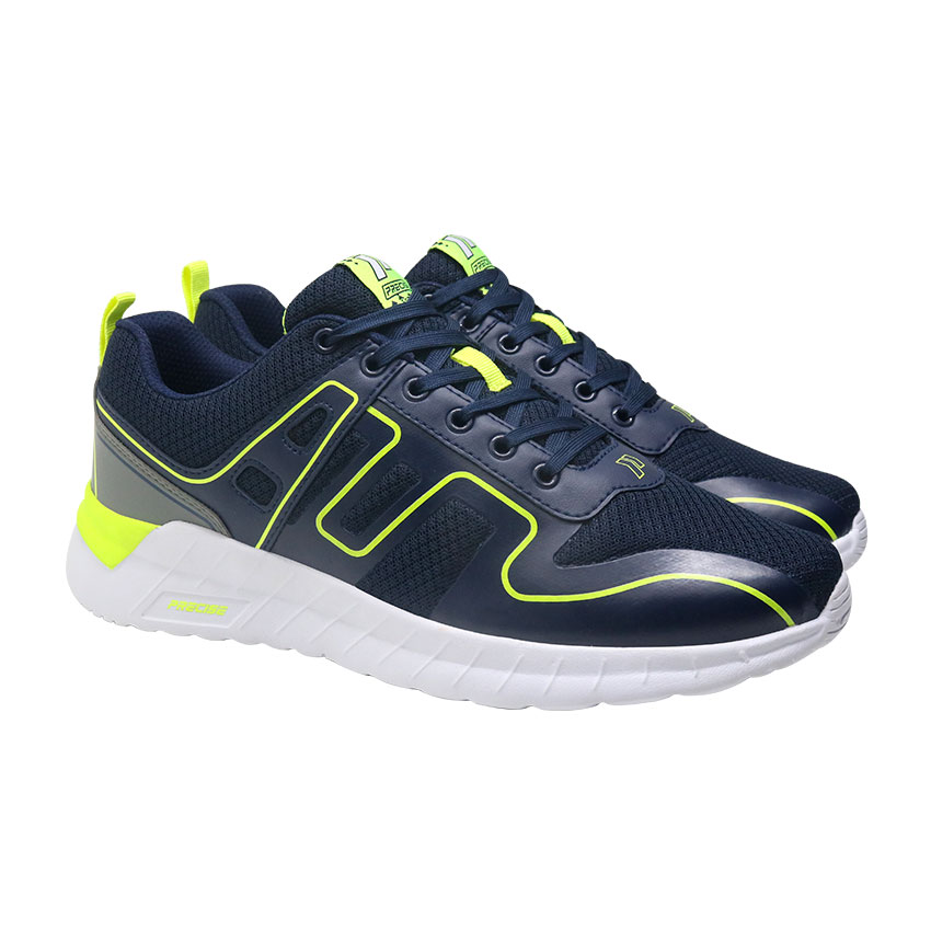 Precise T-Lite Run JG W Sepatu Running Sepatu Lari - Navy/Green Fl ...