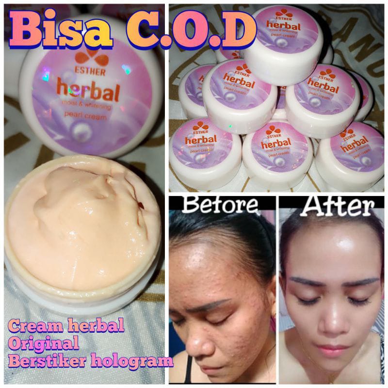 [Original] CREAM ESTHER HERBAL ORIGINAL /CREAM ORIGINAL / CREAM SIANG ...