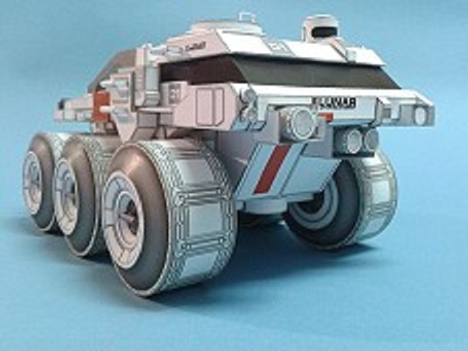DIY Papercraft Kertas Pola Kendaraan Luar Angkasa Lunar Rover | Lazada ...