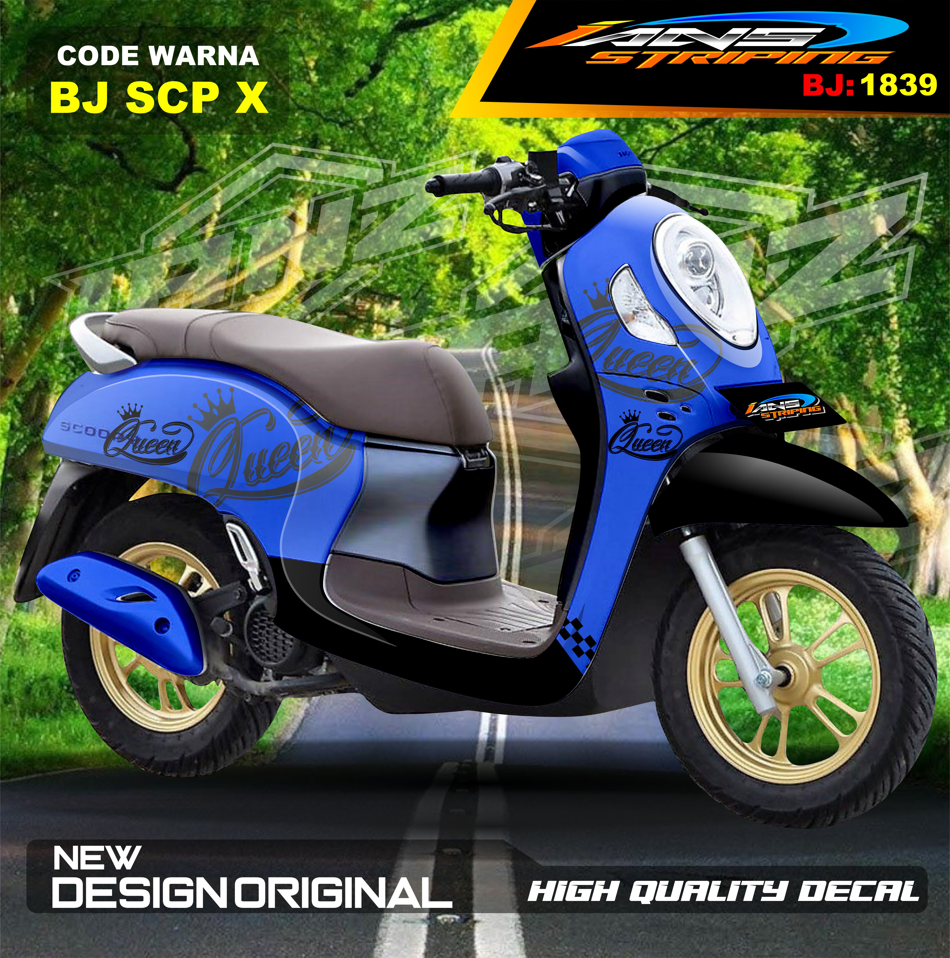 VARIASI STICKER FULL BODY SCOOPY / STICKER ALL NEW SCOOPY / STIKER FULL ...