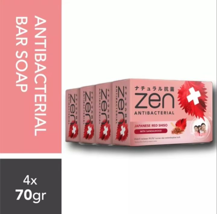 ZEN Sabun Mandi Keluarga Atasi Kuman - Beli 3 Gratis 1 - Kemasan Hemat ...