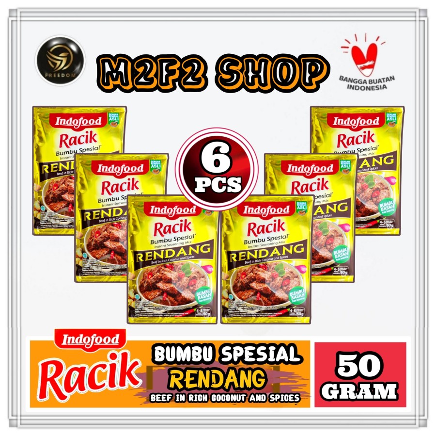 Indofood Racik Bumbu Basah Spesial Rendang Beef in Rich - 50 gr ...