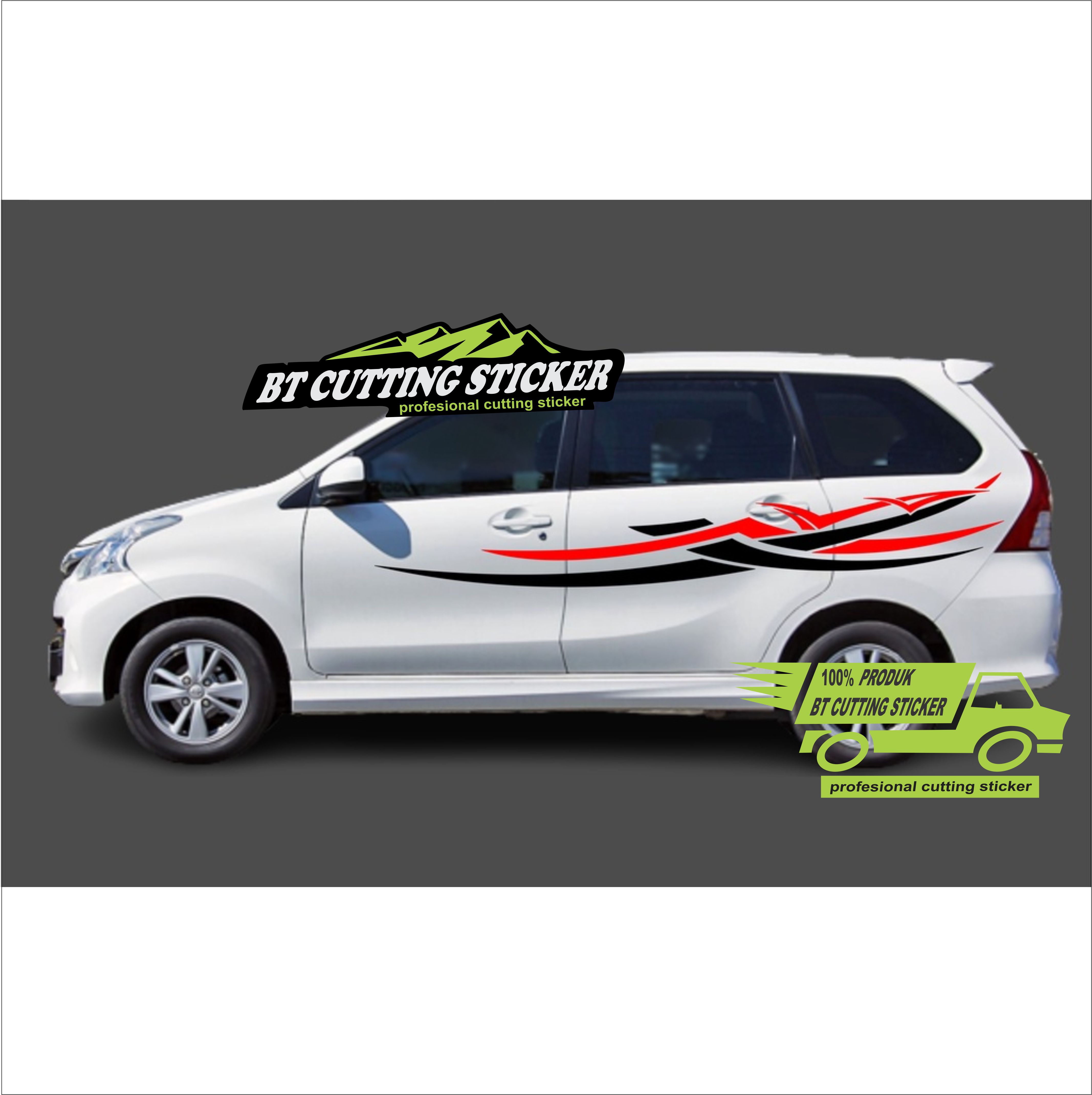 Sticker Cutting Stiker Mobil Toyota Avanza Velos sticker stiker mobil ...