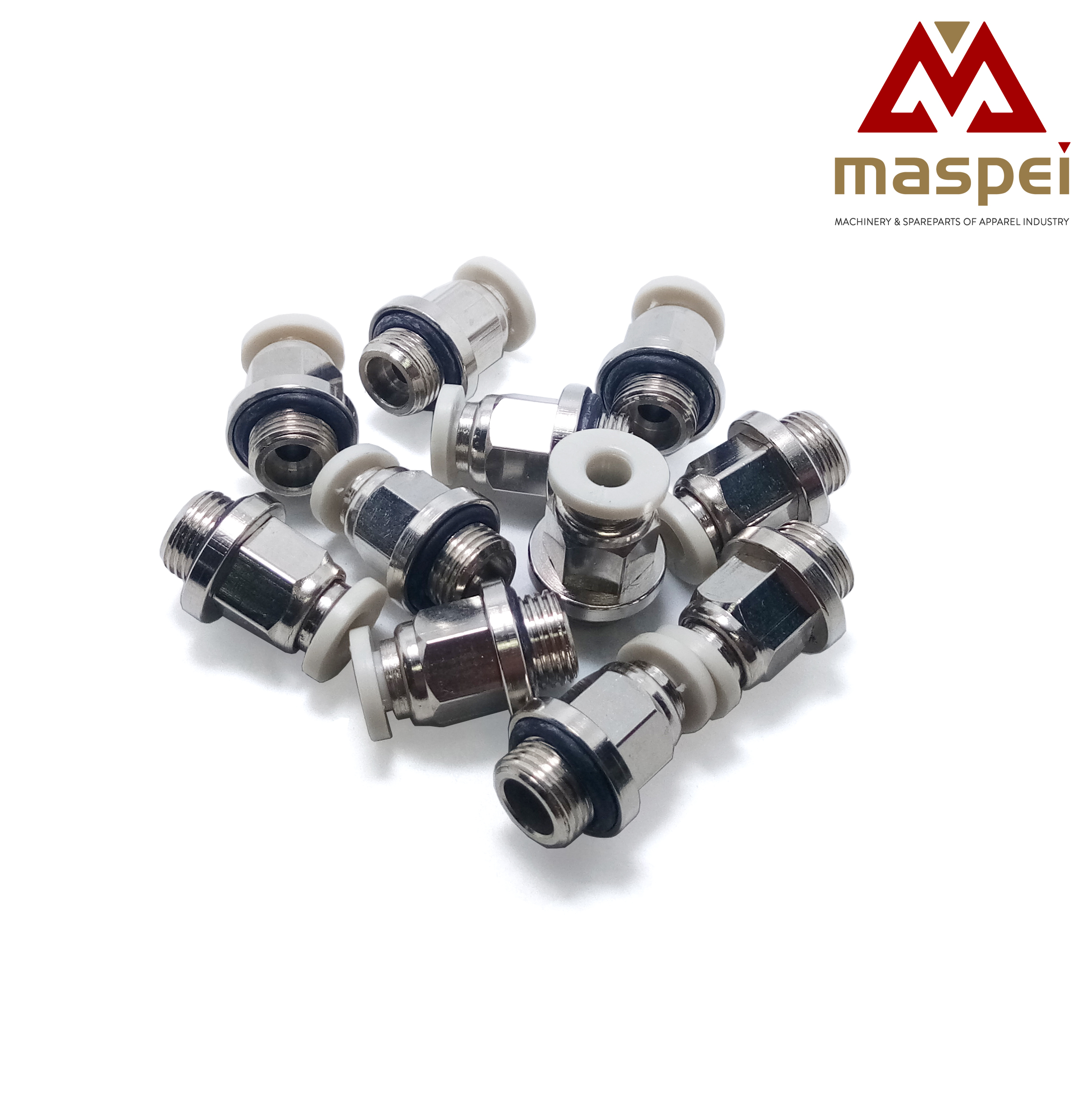 Sparepart Mesiin Jahit PC 4 x 1/8" Fitting Tube PU - Nepel Angin ...