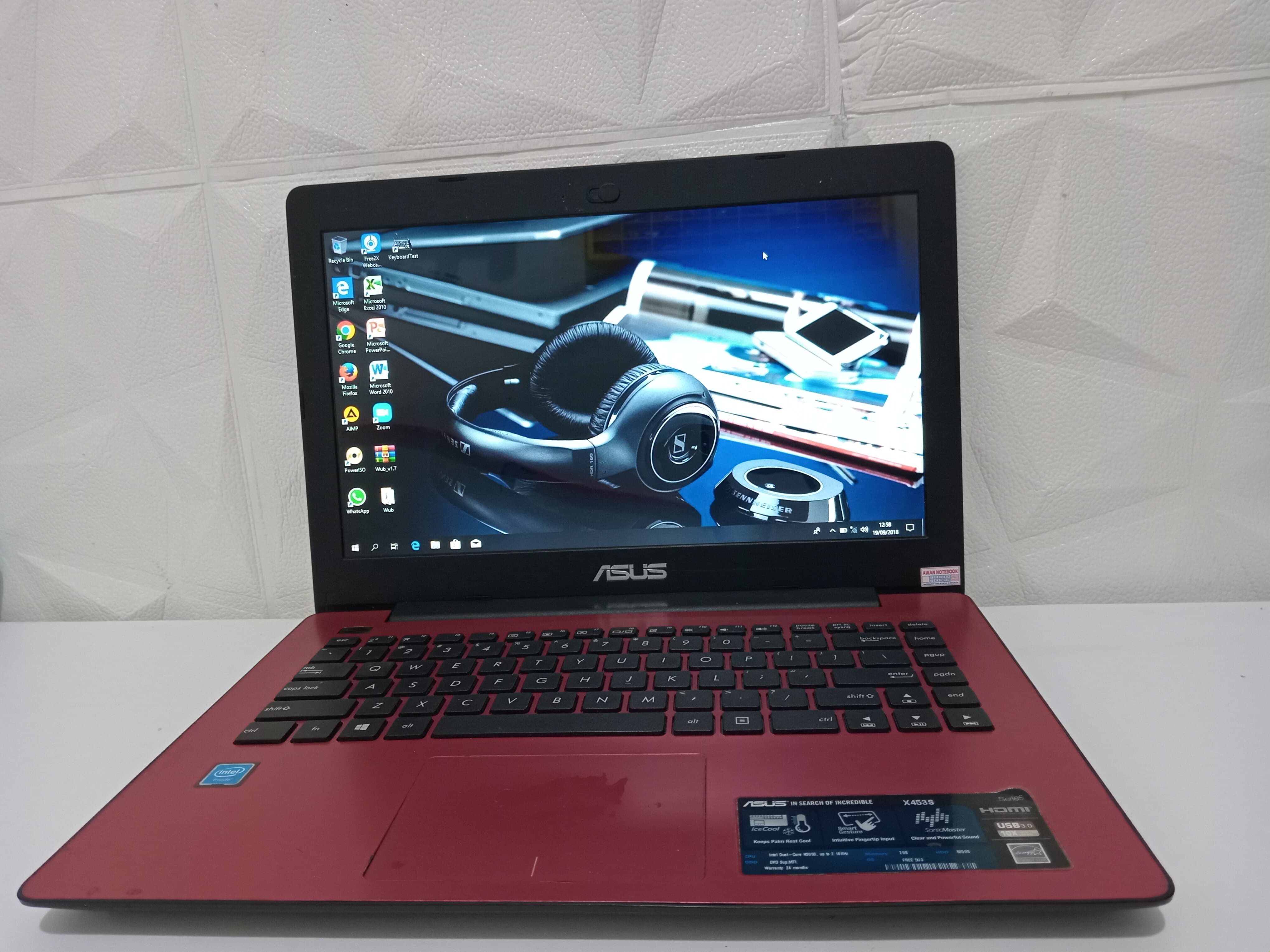 Laptop Asus x453s 2gb ram 500gb hdd no minus fullset | Lazada Indonesia