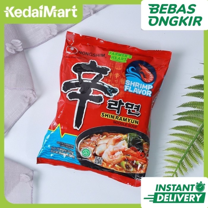 Shrimp Shin Ramyun Nong Shim 120 Gram / Nongshim Shin Ramen | Lazada ...