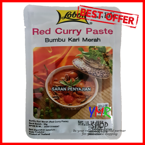 Lobo Red Curry Paste Bumbu Instant Kari Merah 50 Gr | Lazada Indonesia
