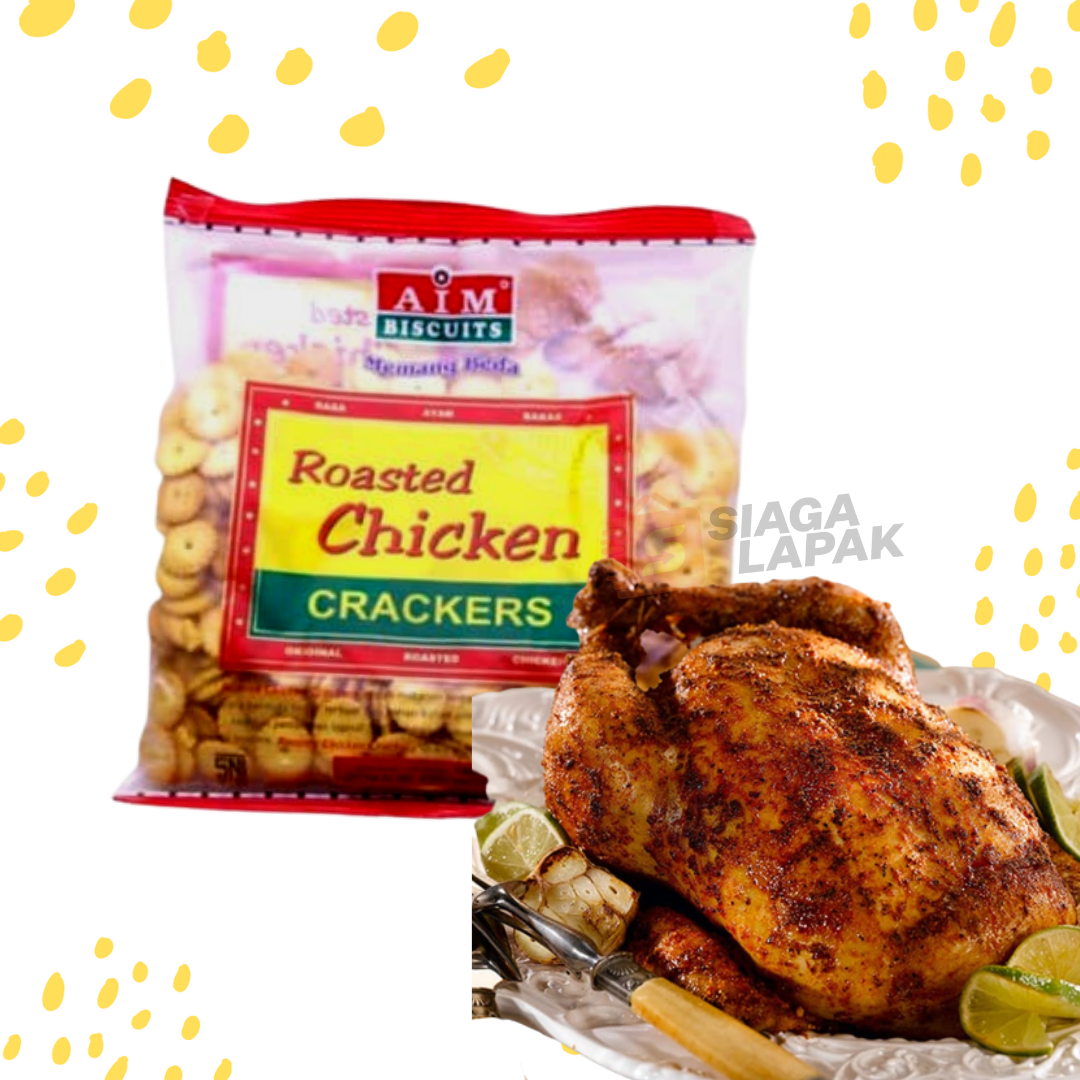 Biskuit Roasted Chicken Ayam Panggang AIM Crackers 180 gr | Lazada ...