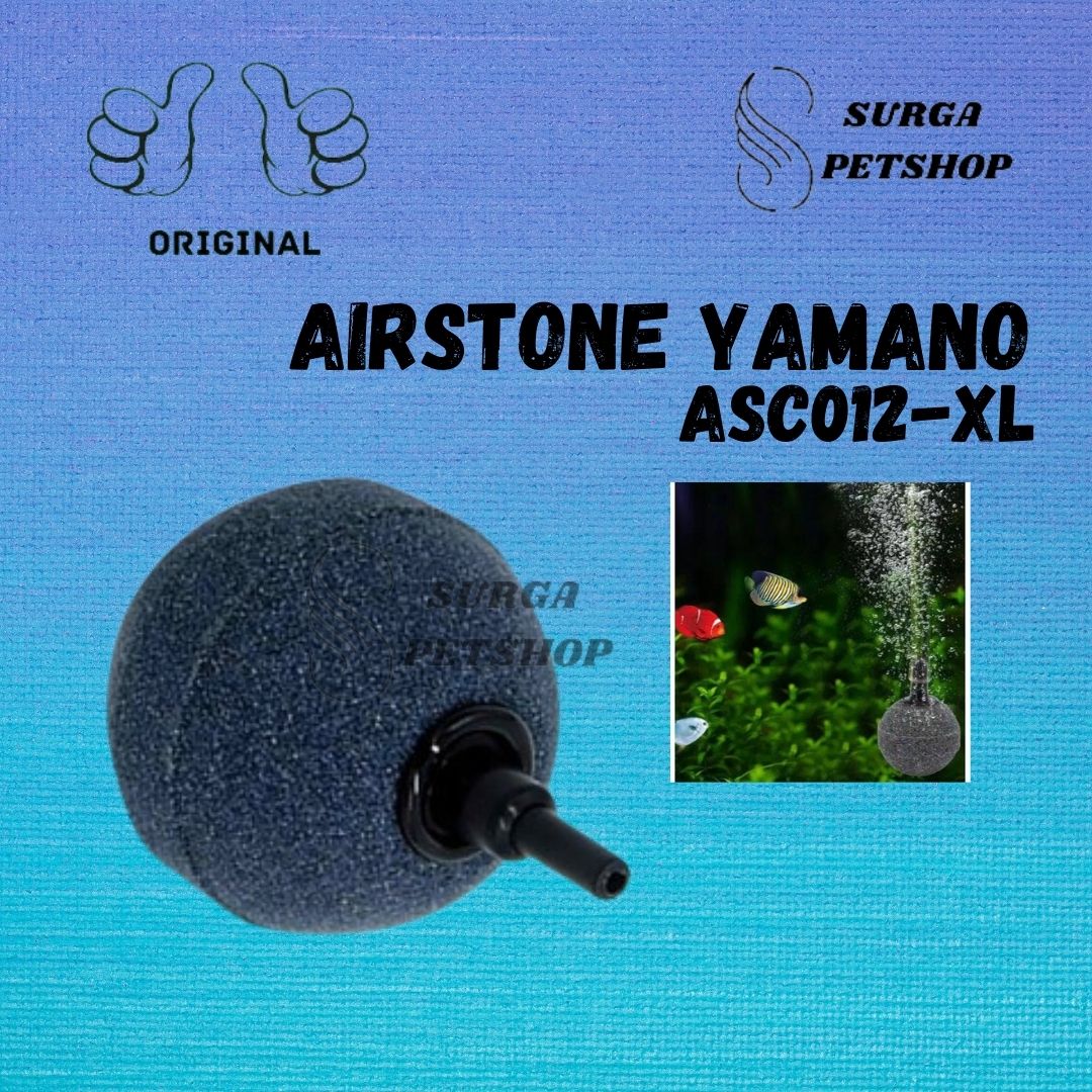 Airstone Yamano Asc012 Ukuran Xl 5 Cm 5 Mm Batu Aerator Bola Bulat Ball