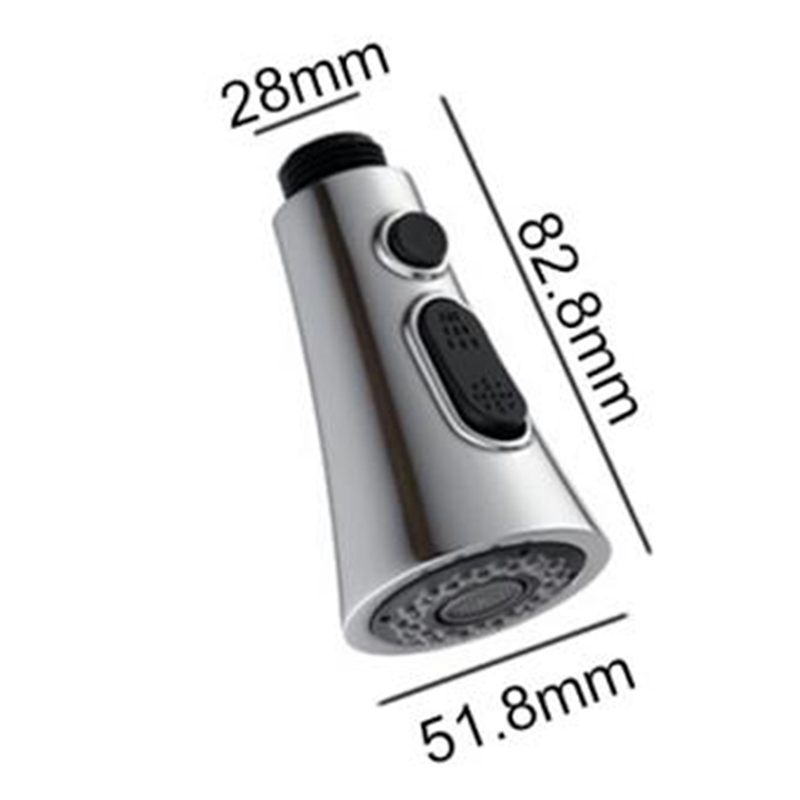 Kitchen Sink Faucet Head 2-Function Pull Out Spray Head Replacement ...