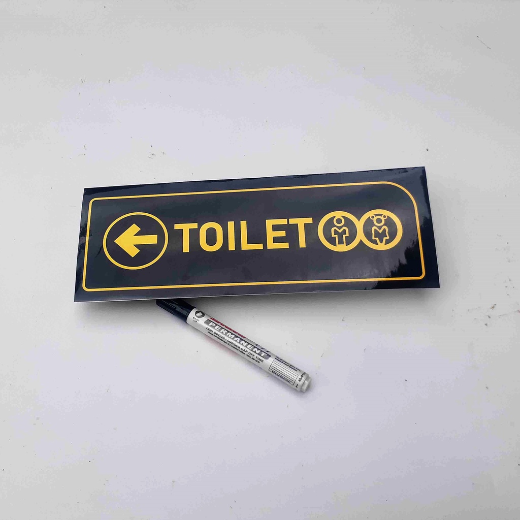 Sticker Stiker Toilet Waterproof | Stiker Label Toilet | Stiker ...