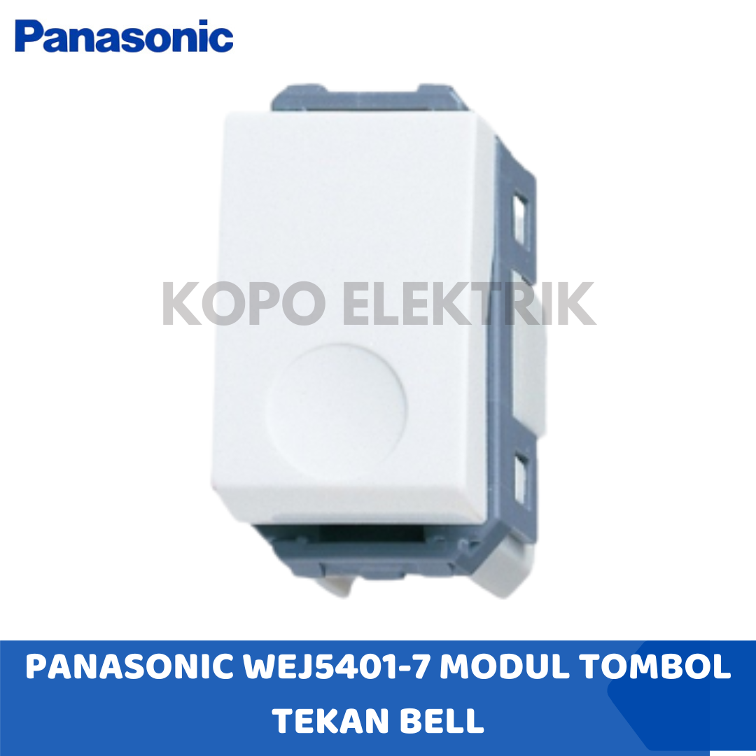Panasonic Mata/Modul Tombol tekan Bell WEJ 5401-7 - White | Lazada ...