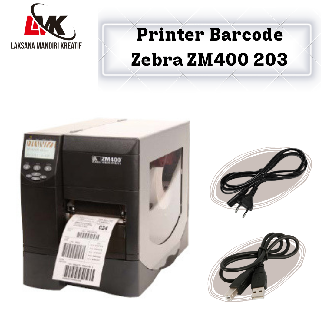 Printer Barcode Zebra ZM400 203 Second Siap Pakai | Lazada Indonesia