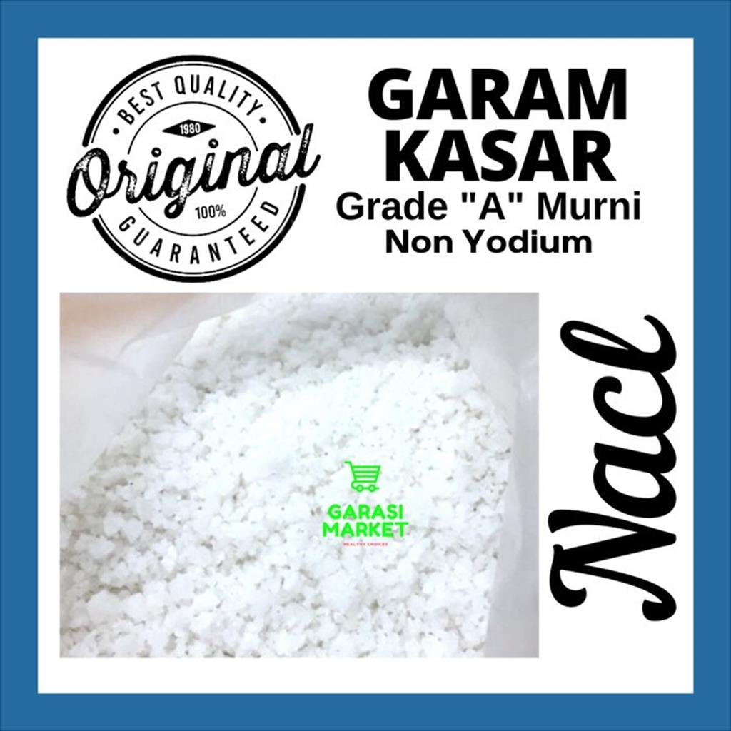 Garam Madura Kasar Ikan Krosok Garem Laut Nacl Natrium Chloride Grosok 500 gr | Lazada Indonesia