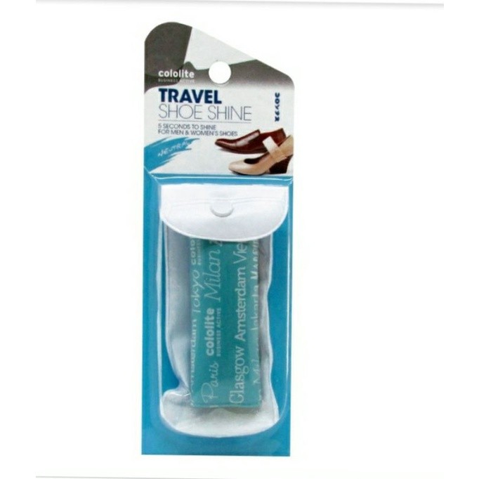 COLOLITE TRAVEL SHOE SHINE Semir Sepatu Warna Netral Premium Portable ...