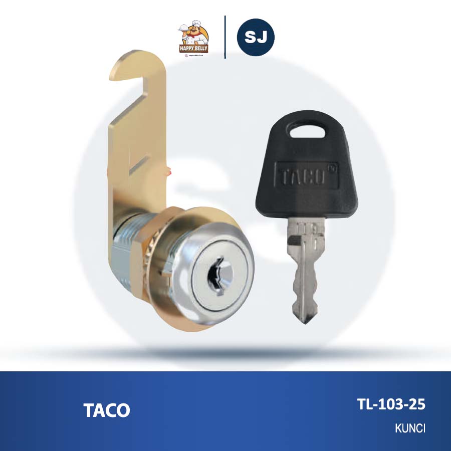 KUNCI CAMLOCK / TACO / TL-103-25 LOKER | PINTU KAYU/KACA/BESI | Lazada ...