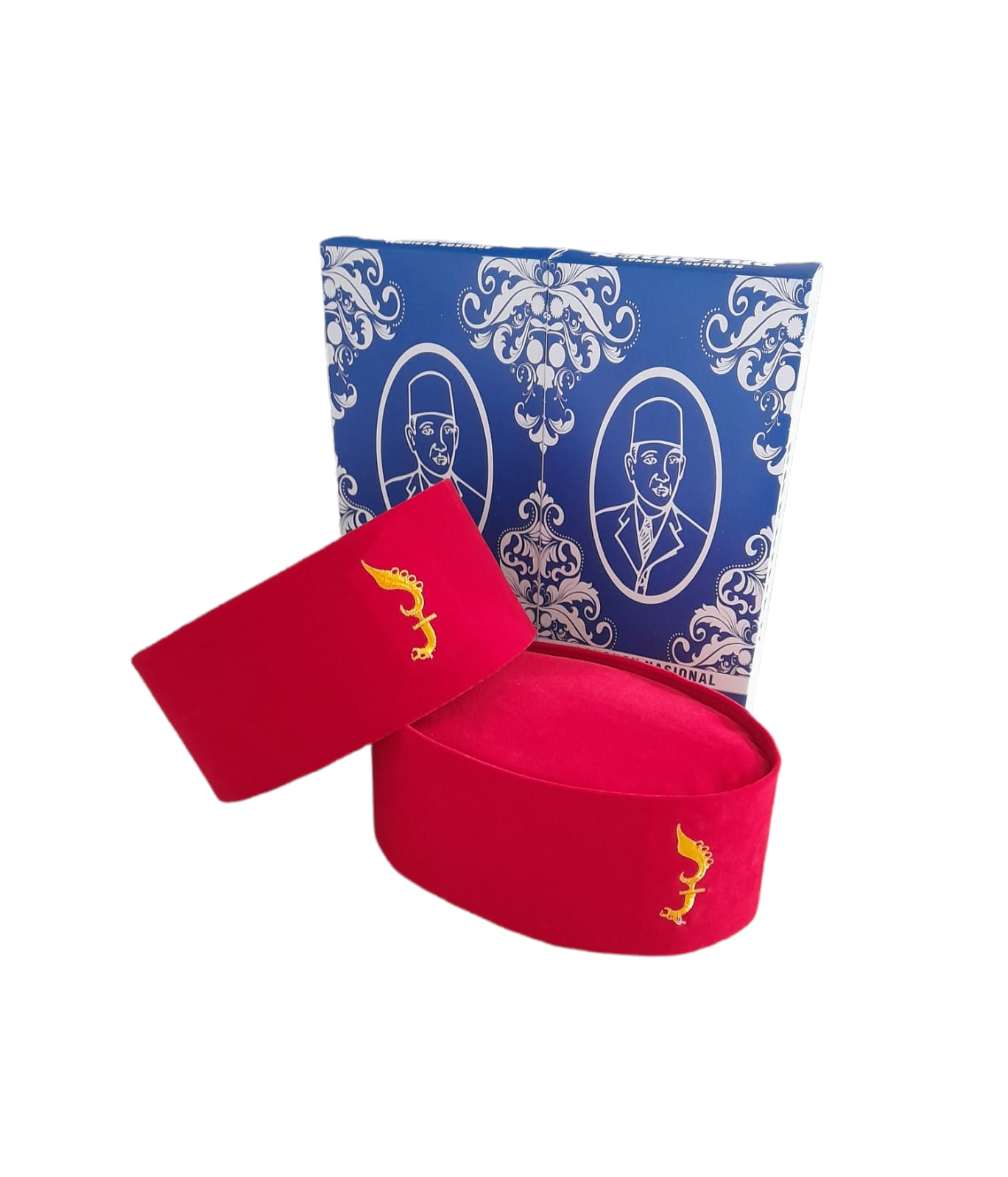 PROMO PECI SONGKOK NASIONAL BORDIR LOGO KUJANG MERAH EXLUSIVE PREMIUM ...