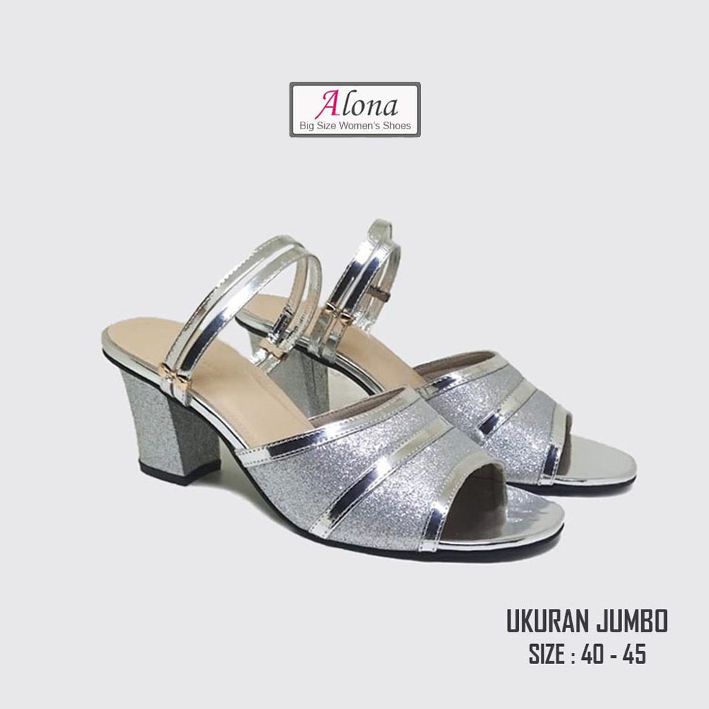 Sandal Heels Ukuran Jumbo Big Size 40-45 | Sepatu Pesta Wanita untuk ...