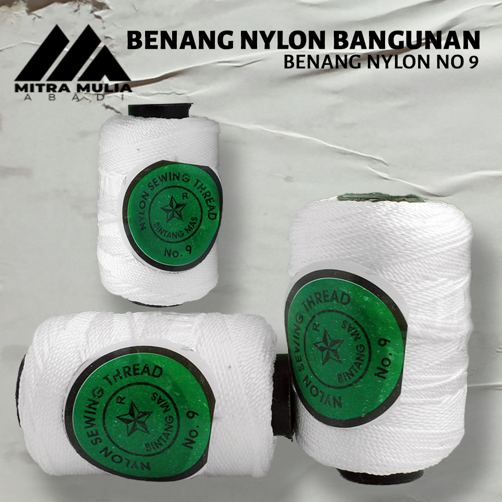 benang nylon bangunan | benang bangunan | benang nylon no 9 | Lazada ...
