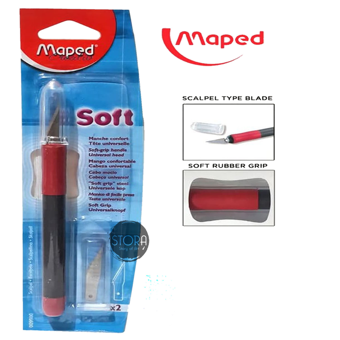 Maped Scalpel Soft Buster Cut Craft Art Knife Pen Cutter | Lazada Indonesia