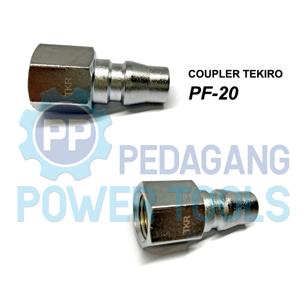 TEKIRO KOPLER PF 20 AIR QUICK COUPLER PF20 KOMPRESOR UDARA ANGIN ...