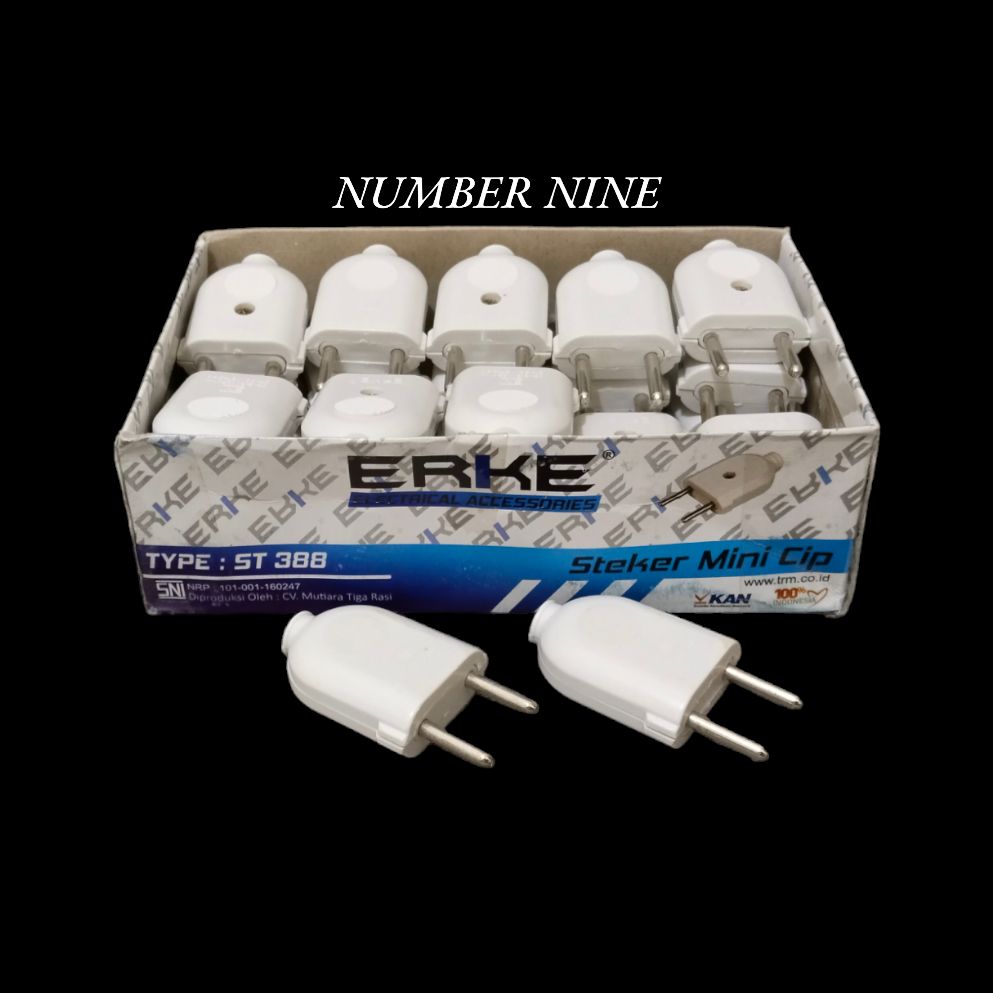 (Paket Isi 30) ERKE Steker Gepeng / Steker Mini | Lazada Indonesia