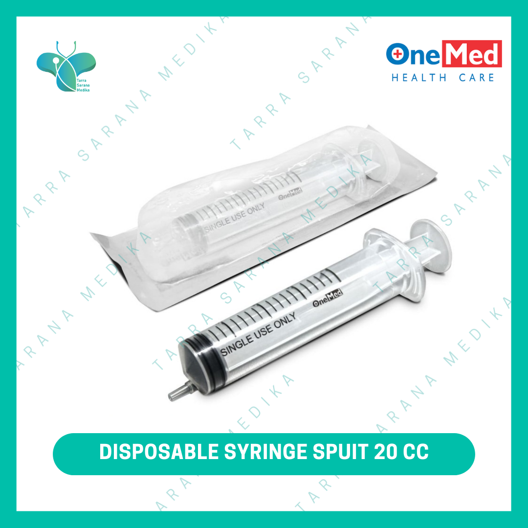 OneMed Disposable Syringe Spuit Eccentric Tip 20cc Lubang Samping /Pcs | Lazada Indonesia