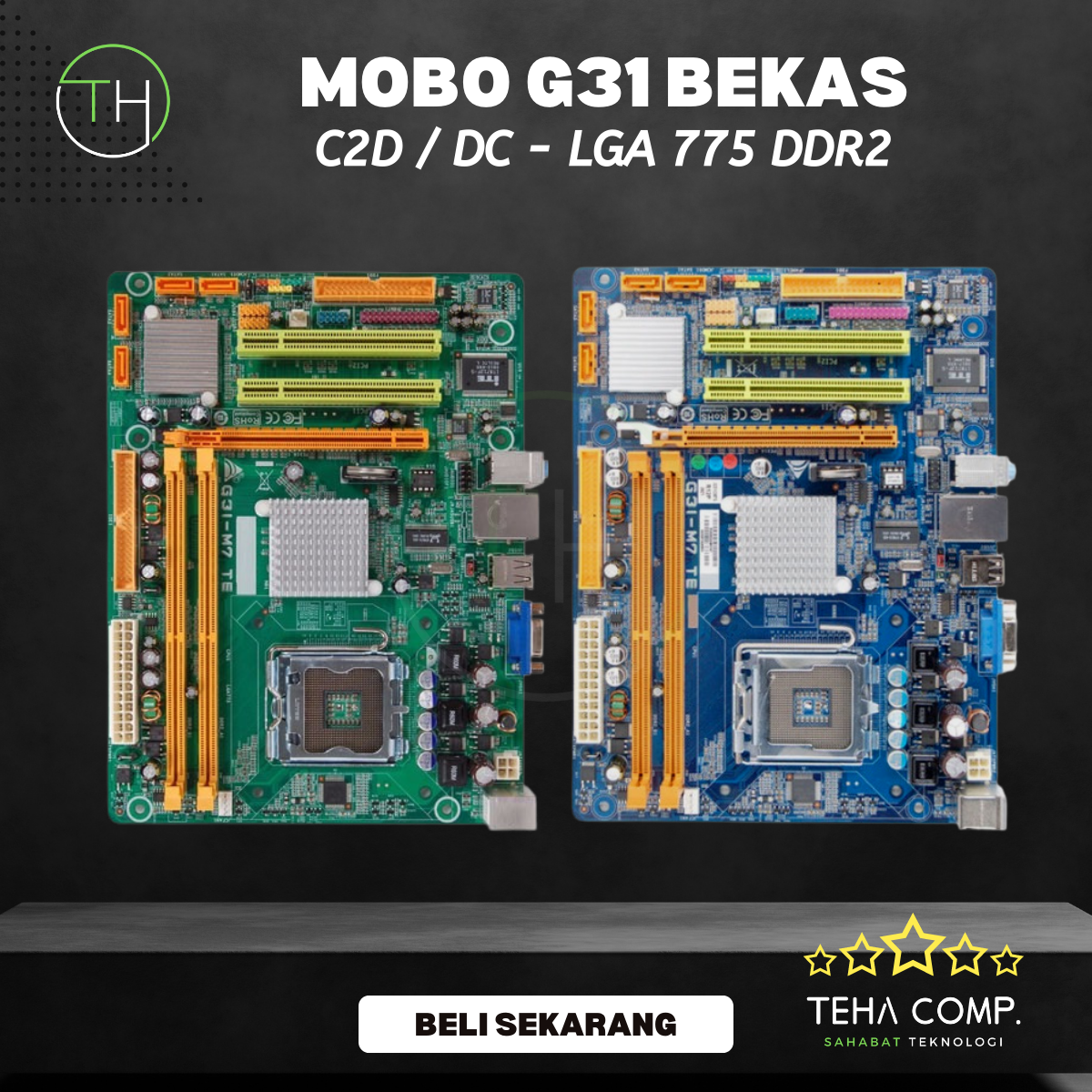 Motherboard G31 DDR2 Mobo G31 Proc Core 2 Duo Mainboard G31 C2D | Lazada Indonesia