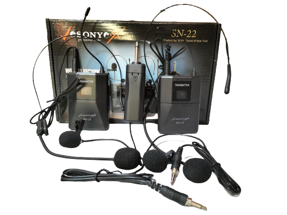 MIC WIRELESS CLIP ON VE SONY EX SN-22 MICROPHONE BANDO MIC JEPIT SONY ...