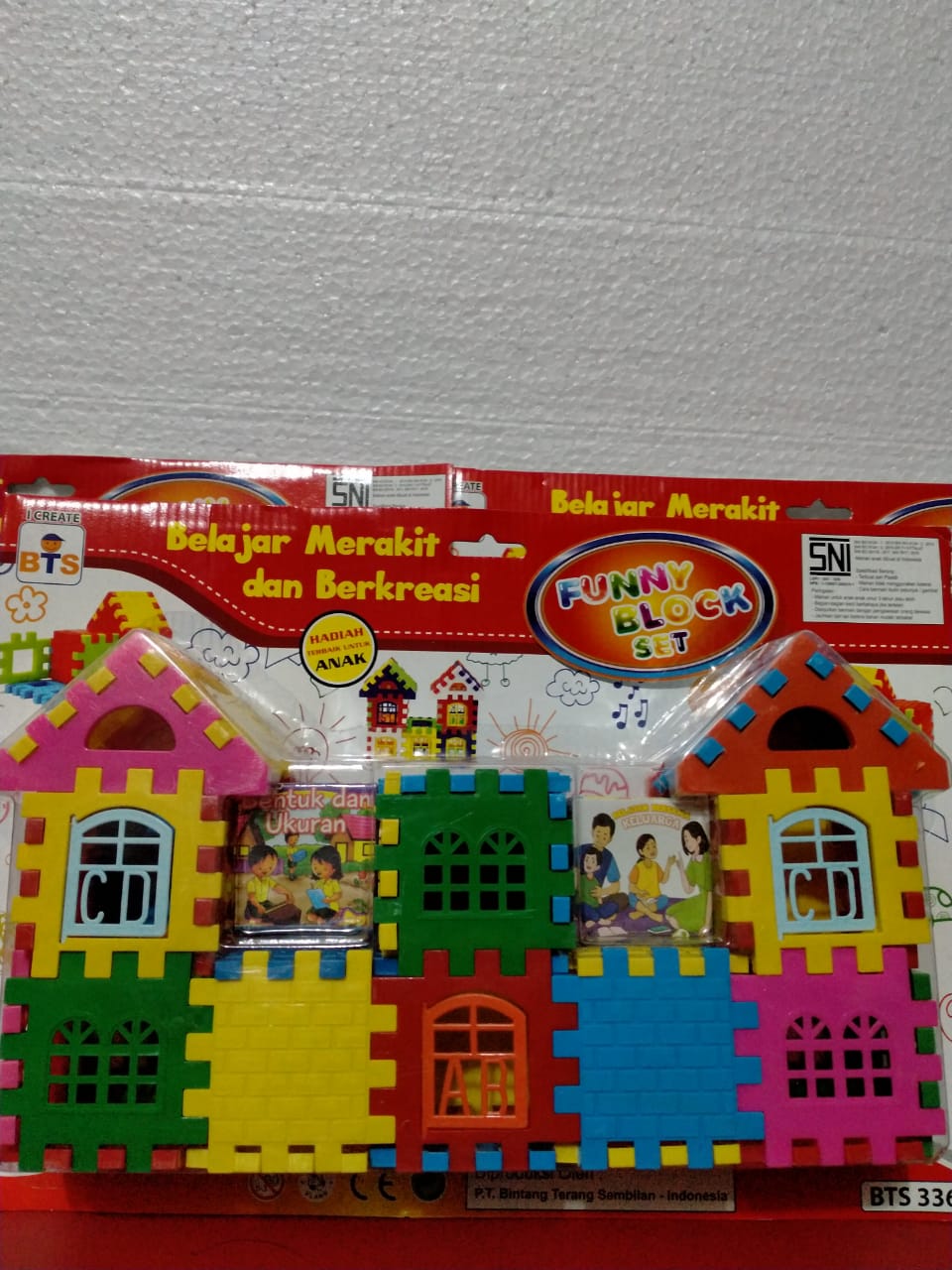 Mainan Edukasi Puzzle Rumah BTS 3362 / Permainan Lego Jadul / Pretend ...