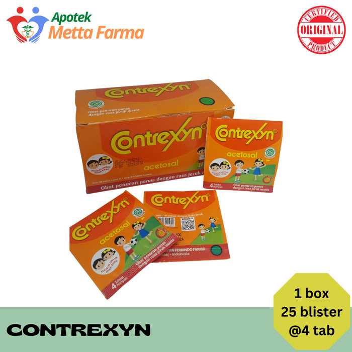 Contrexyn tablet anak 1 box 25 strip 4 tablet | Lazada Indonesia