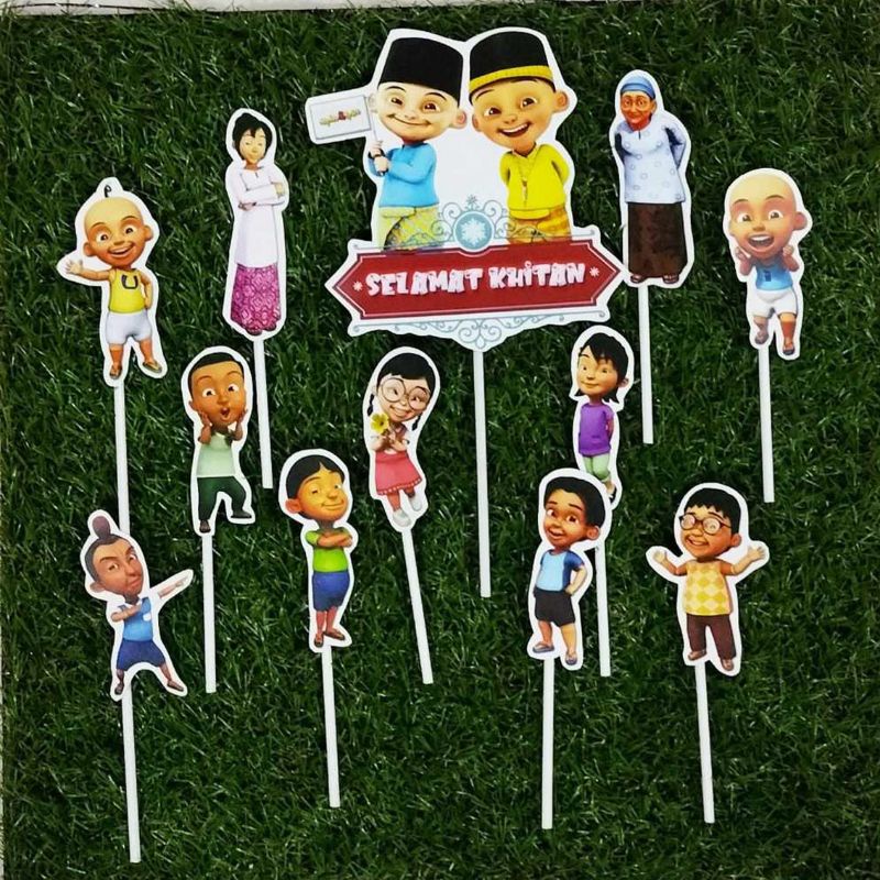hiasan kue cake topper edisi khitan khitanan sunatan sunat karakter ...