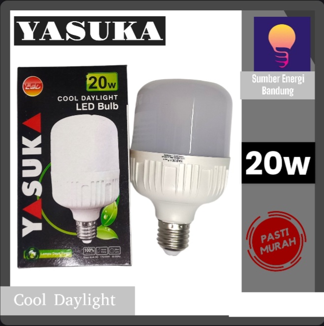 Lampu Yasuka 5 watt 10 watt 15 watt 20 watt 30 watt Putih Murah Terang ...