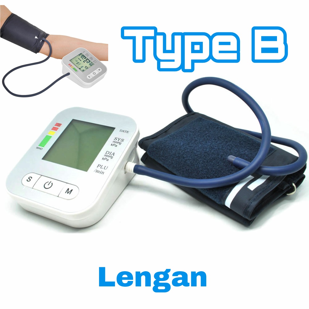 TENSIMETER DIGITAL Alat Cek Tensi Tekanan Darah Pengukur Otomatis Blood ...